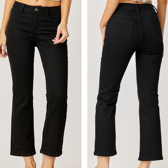 Risen Jeans | Jeans | New Risen Black High Rise Jeans Straight Leg ...